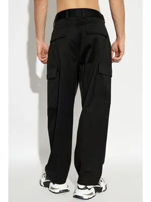 Dolce & Gabbana Logo-embroidered Cargo Trousers
