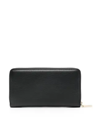 COCCINELLE Large Metallic Soft Wallet - Black