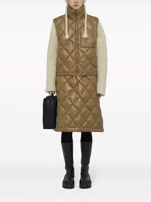 JIL SANDER Diamond-quilted Puffer Gilet