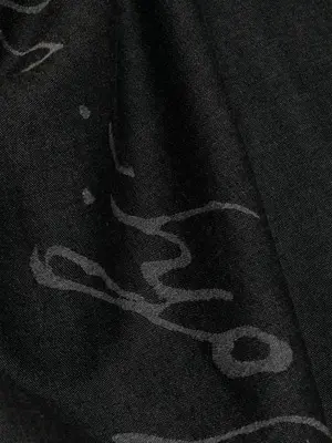 Yohji Yamamoto Logo Scarf
