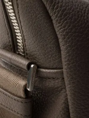 Prada Leather Shoulder Bag - Grey