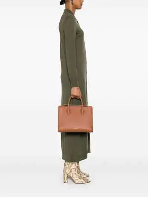 Strathberry Midi Tote Bag - Brown