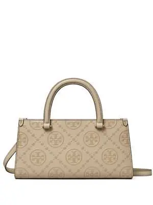 Tory Burch Small T Monogram Tote - Neutrals