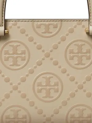 Tory Burch Small T Monogram Tote - Neutrals