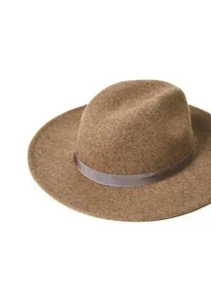 TWINSET Wool Wide Brim Hat - Neutrals