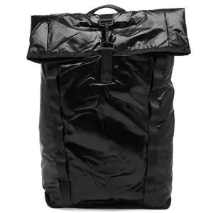 Rains Sibu Rolltop Rucksack - Black