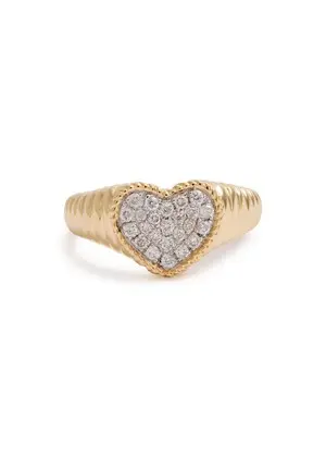Yvonne Léon Baby Chevalière Cour Berlingot Ring - Gold
