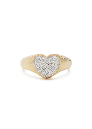 Yvonne Léon Baby Chevalière Cour Berlingot Ring - Gold