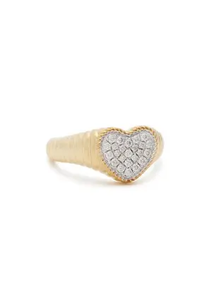 Yvonne Léon Baby Chevalière Cour Berlingot Ring - Gold