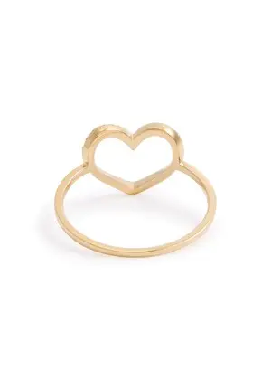 Yvonne Léon 18kt Diamond Heart Ring