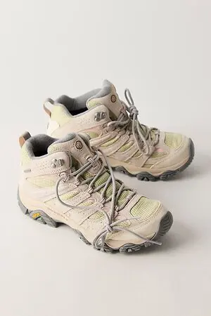 Merrell Moab 3 Mid Waterproof Boots - Meadow