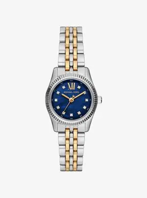 Michael Kors Mini Lexington Pavé Watch - Silver