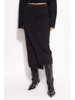 Balenciaga Wrap Knit Skirt