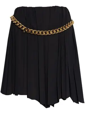 Balenciaga Chain Pleated Mini Skirt
