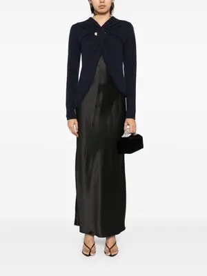 Christopher Esber Twist Front Cashmere Dress
