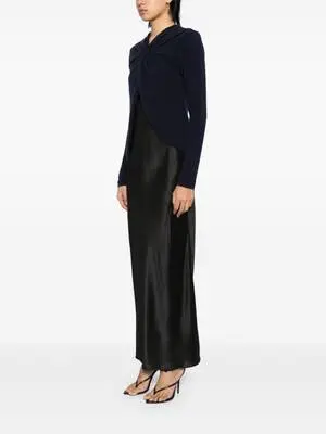 Christopher Esber Twist Front Cashmere Dress