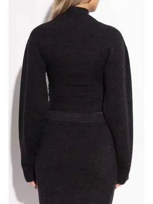 Balenciaga Virgin Wool Wrap Sweater