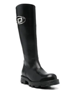 DIESEL Oval D-logo Boots