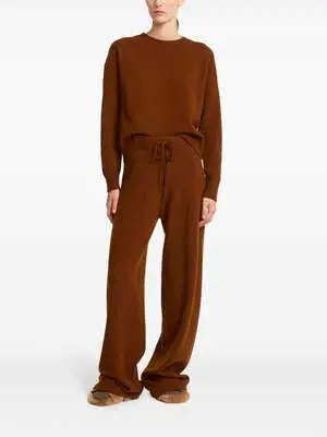 YVES SALOMON Knitted Wide-leg Trousers