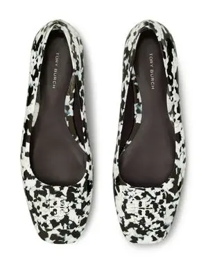 Tory Burch Georgia Ballerina Shoes - Black