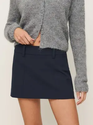 REFORMATION Sara Knit Mini Skirt