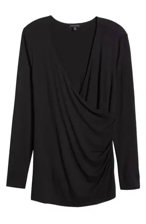 Universal Standard Liquid Cross Front Top - Black