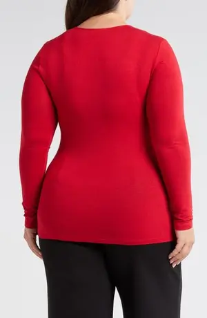 Universal Standard Liquid Cross Front Top - Savvy Red