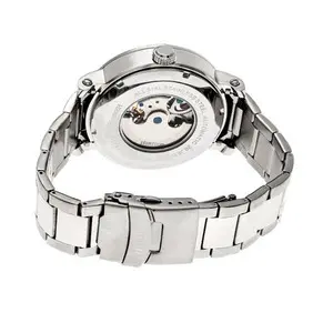 HERITOR AUTOMATIC Aries Skeleton Leather-band Watch - Silver/white