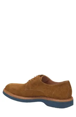 Johnston & Murphy Jenson Plain Toe Derby - Snuff European Suede