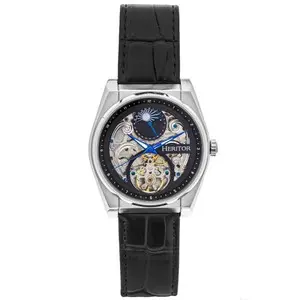 HERITOR AUTOMATIC Daxton Skeleton Watch - Black