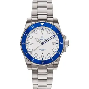 HERITOR AUTOMATIC Luciano Bracelet Watch - Blue/white
