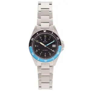 HERITOR AUTOMATIC Calder Bracelet Watch - Silver/black-blue