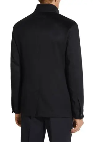 Zegna Oasi Cashmere Ii Conte Chore Jacket - Black