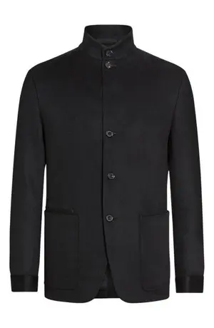 Zegna Oasi Cashmere Ii Conte Chore Jacket - Black
