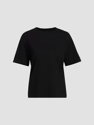 Rails Cotton-cashmere T-shirt - Black