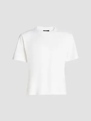 Rails Cotton-cashmere T-shirt - White