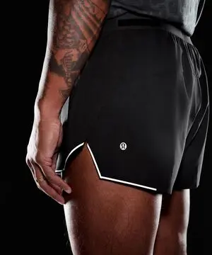 Lululemon Fast And Free Split Short 3 - Black