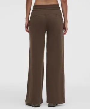 Lululemon Scuba Mid-rise Wide-leg Pant - Walnut Crunch