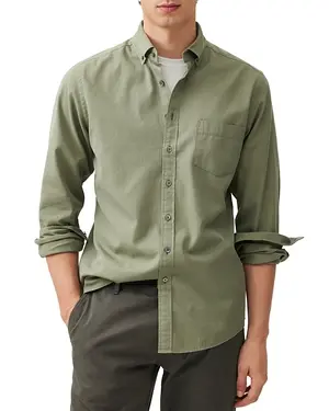 Rodd & Gunn Featherston Slim Fit Button Down Shirt - Hemlock