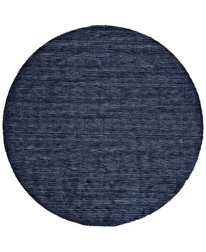 FEIZY Luna 8049f Round Area Rug, 8' X 8 - Dark/blue