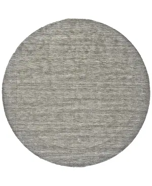 FEIZY Luna 8049f Round Area Rug, 8' X 8 - Light/grey