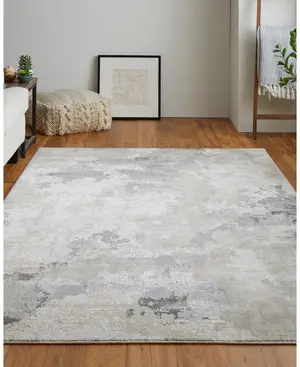 FEIZY Prasad 3970f Area Rug, 5' X 8 - Gray