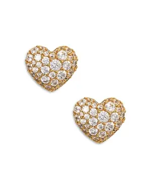 Nadri Heart Shaped Earrings