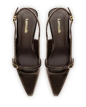 Larroude Ines Slingback Pumps
