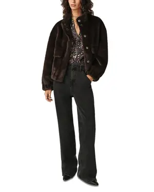 Ba&sh Paros Faux Fur Coat