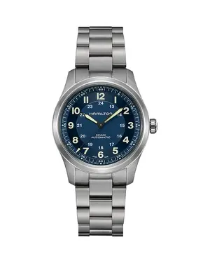 Hamilton Khaki Field 38mm Watch - Blue/gray