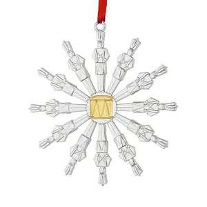 NAMBE Twelve Days Of Christmas: 12 Drummers Drumming Ornament - Silver