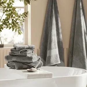 BOLL & BRANCH 6 Piece Plush Bath Sheet Set - Stone