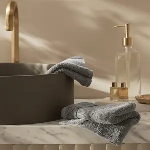 BOLL & BRANCH 6 Piece Plush Bath Sheet Set - Stone