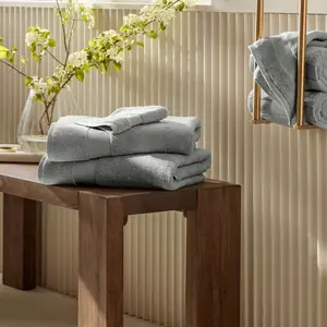 BOLL & BRANCH 6 Piece Plush Bath Towel Set - Shore